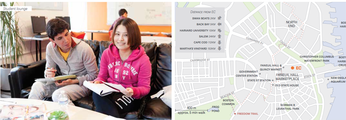 EC Boston English School (Boston, Massachusetts, USA) - apply, prices ...